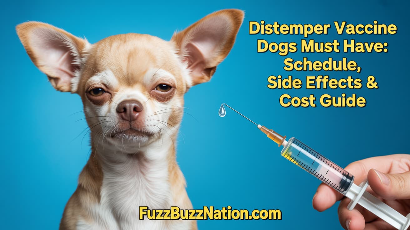 Distemper Vaccine Dogs Need: Schedule & Side Effects Guide